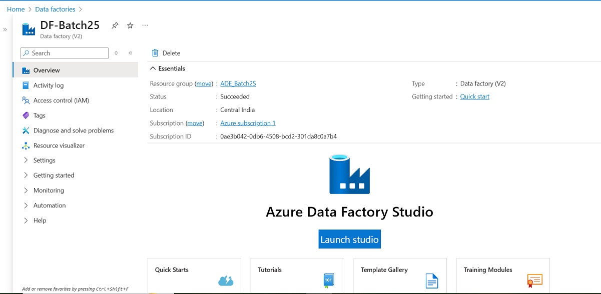 How to Create Azure Data Factory Account - simpleguru