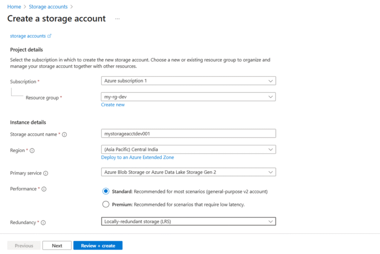 How to Create Azure Storage Account - simpleguru